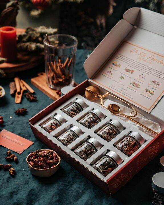 Glo Up Fountain 2.0 Revamped (Caffeine-Free) Tea Gift Set The Tea ...