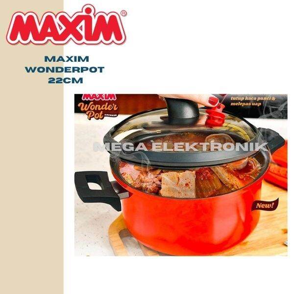Maxim Wonderpot 22cm 4 Liter Maxim Panci Serbaguna Maxim Wonder pot ...