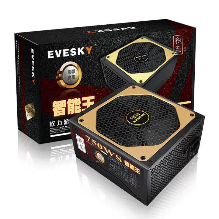 EVESKY คอมพิวเตอร์เดสก์ท็อปพาวเวอร์ซัพพลาย 600WS 750ws 800ws คอมพิวเตอร์โฮสต์พาวเวอร์ซัพพลาย ...