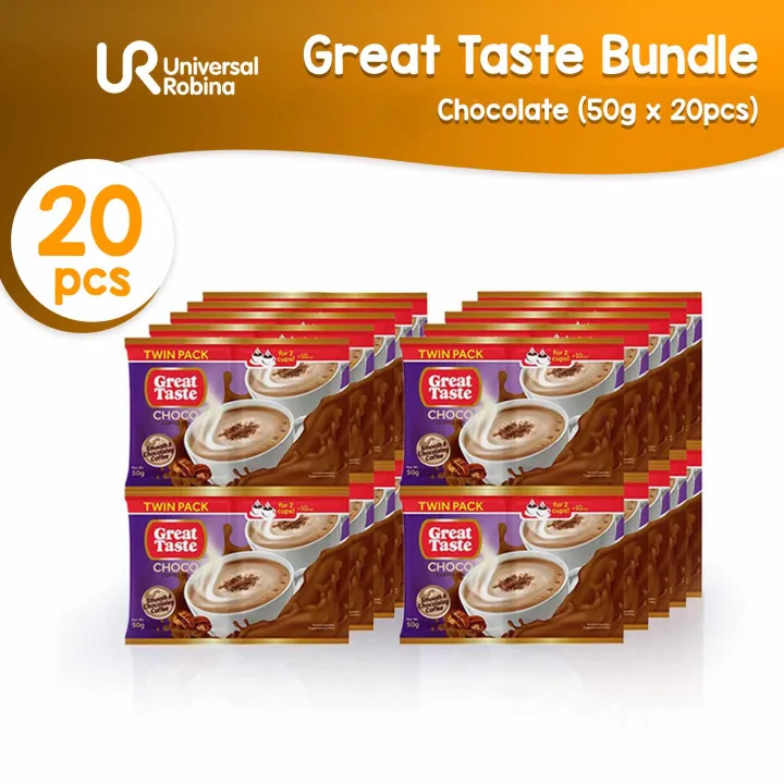 Great Taste Choco Twin Pack 10x50g - 2 ties | Lazada PH