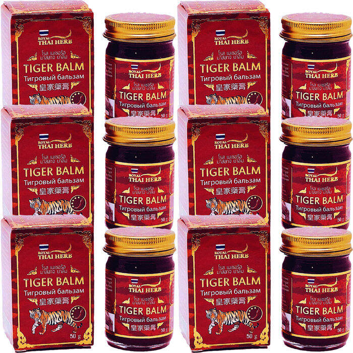 บาล์มแดง Red Balm Royal Thai Herb 50 g. (6 Pack) | Lazada.co.th