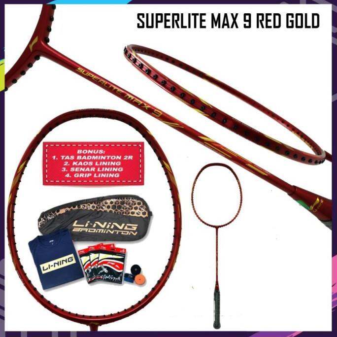 RAKET LINING SUPERLITE MAX 9 / RAKET BADMINTON ORIGINAL | Lazada Indonesia