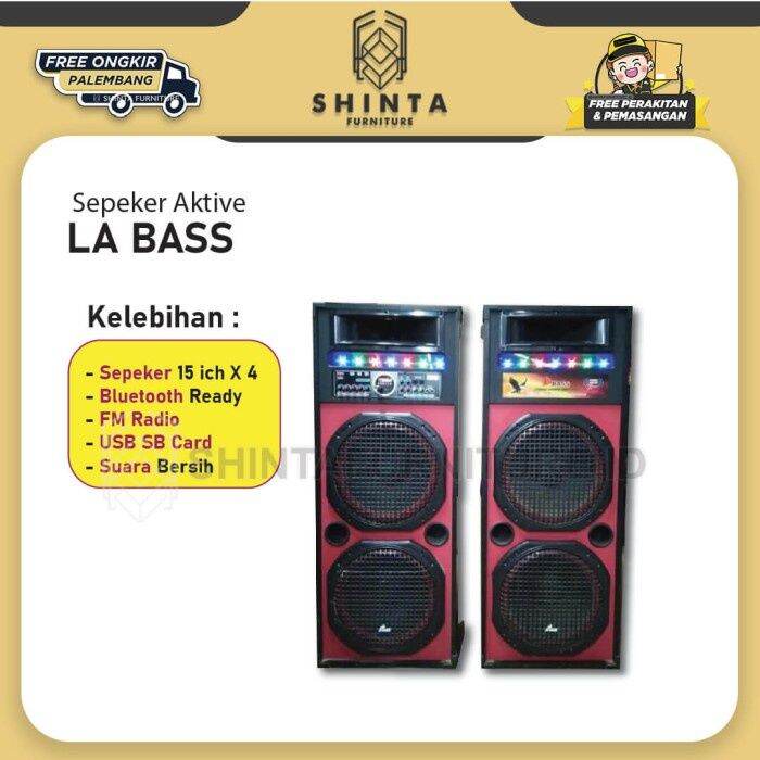 Promo Awal Tahun 2023 La Bass Aktive Bluetooth Speaker La Bass Suara