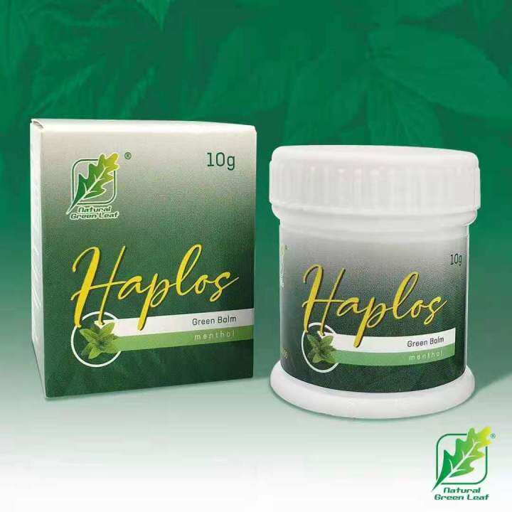 HAPLOS Green Balm Menthol 10g | Lazada PH