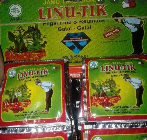 Kapsul Linu-Tik Renceng Original Obat Pegal Linu, Rematik & Gatal-Gatal ...