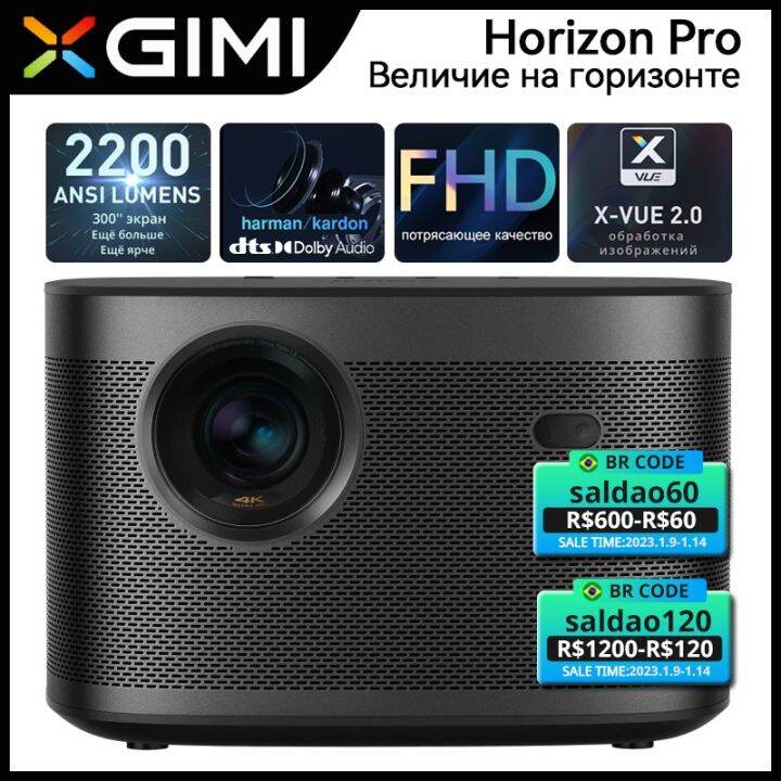 XGIMI HORIZON Pro 4K UHD Project HORIZON H Home DLP Global Version 3D ...