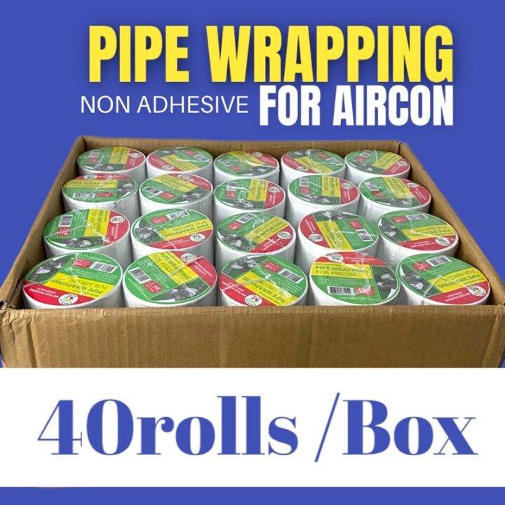 Pipe Wrapping For Aircon 4 x 45m Croco (Non Adhesive )POLYETHYLENE TAPE ...
