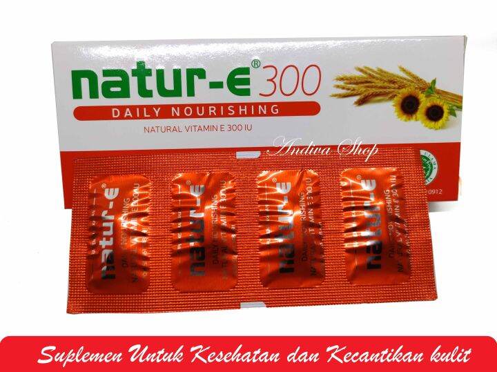 Natur-E Active Beauty 300 IU Isi 16 dan 32. Kapsul Vitamin E Kemasan ...