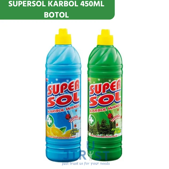 Supersol Karbol Kemasan Botol 450ml | Lazada Indonesia