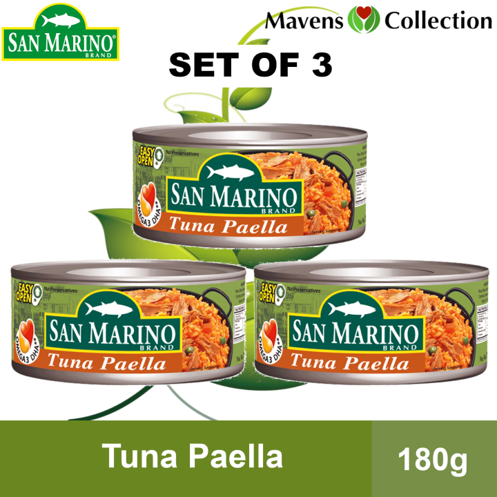 San Marino Tuna Paella 180g (Set of 3) by MAVENS COLLECTION | Lazada PH