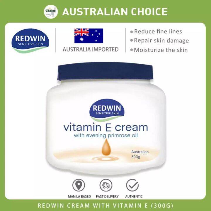 Redwin Cream with Vitamin E Skin Moisturing 300g | Lazada PH