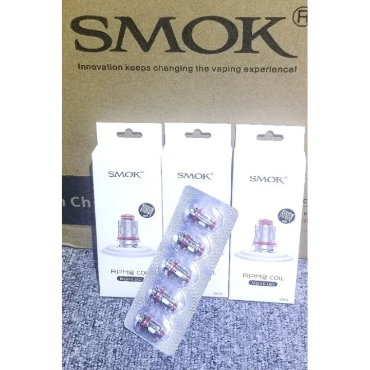 Pack of 5 SMOK RPM 2 0.16 ohm replacement coil OCC NORD 4 RPM RPM2S ...