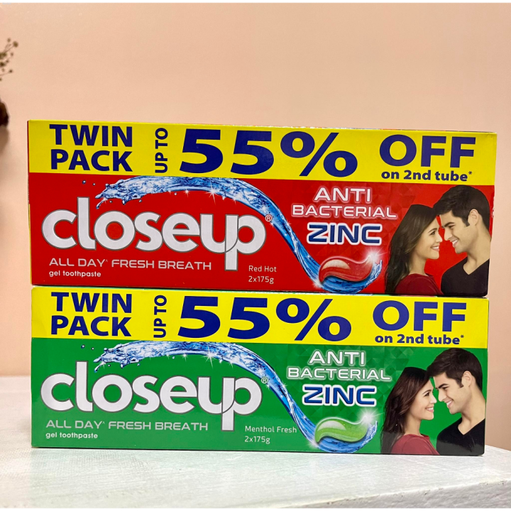 Closeup Toothpaste 175g x2/120gx2 | Lazada PH