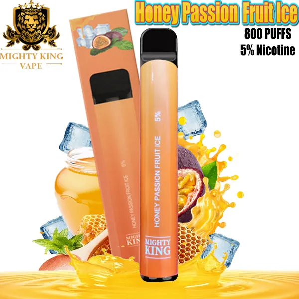 LEGIT MIGHTY KING Puff Plus smoke vapers full set (800 Puffs) (HONEY ...
