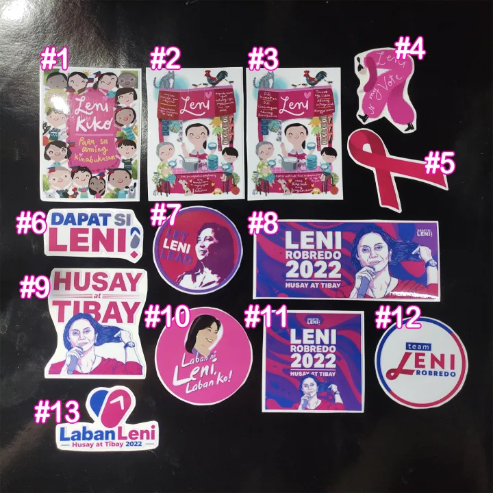 Halalan 2022 Election Sticker Decal Leni Robredo for Cars Motorcycle ...