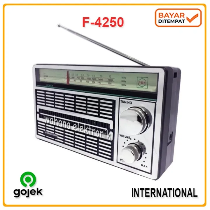 RADIO PORTABLE JADUL 3 BAND FM-AM-SW AC-DC -4250 ANTIK-RADIO RODJA ...