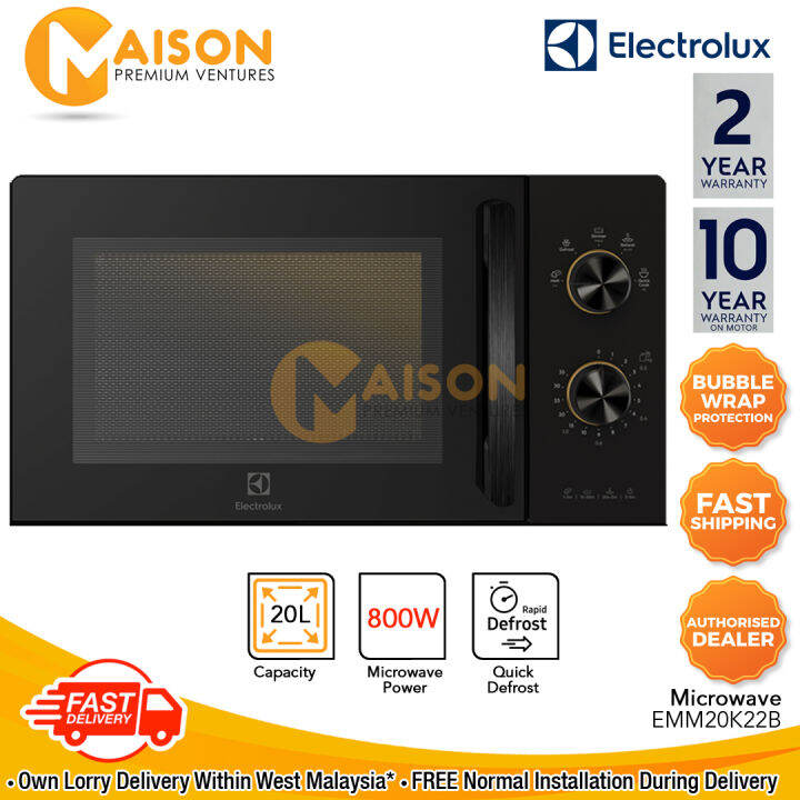 [Sales] Electrolux Basic MicrowaveOven 20L EMM20K22B | Lazada