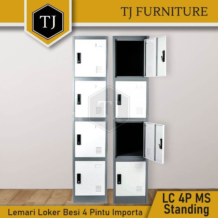 Importa Loker Besi / Lemari Arsip / Locker Kantor Besi 4 Pintu / Steel Cabinet LC 4P MS Standing ...