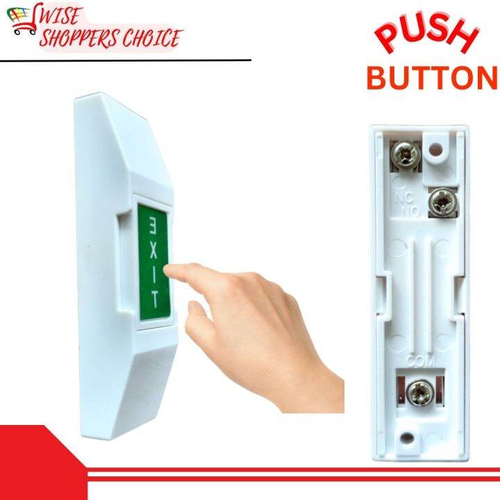 door access 2pcs PLASTIC PUSH BUTTON Switch Control Push Button Access Control | Lazada PH