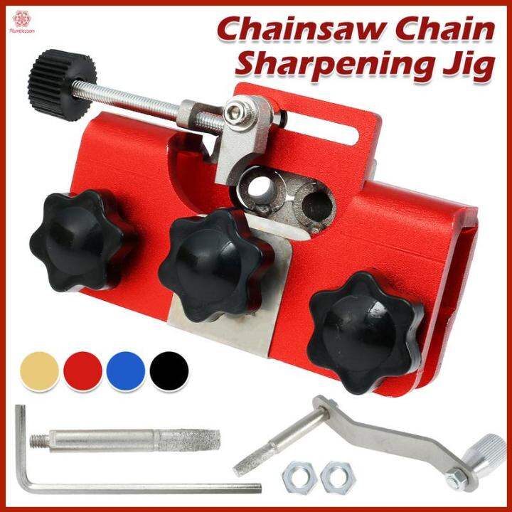 Chainsaw Sharpener Chainsaw Chain Sharpening Jig Metal Hand-Crank Fast ...