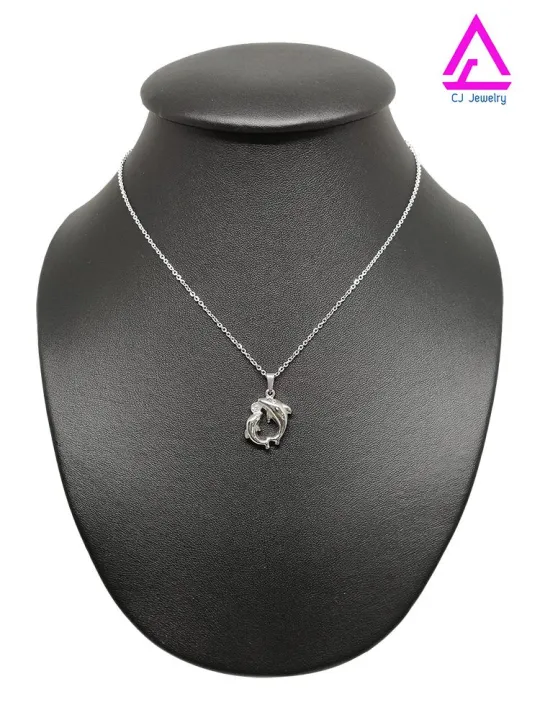 CJ Jewelry สร้อยคอแฟชั่นพร้อมจี้ สแตนเลสแท้ รหัส NS4 | Lazada.co.th