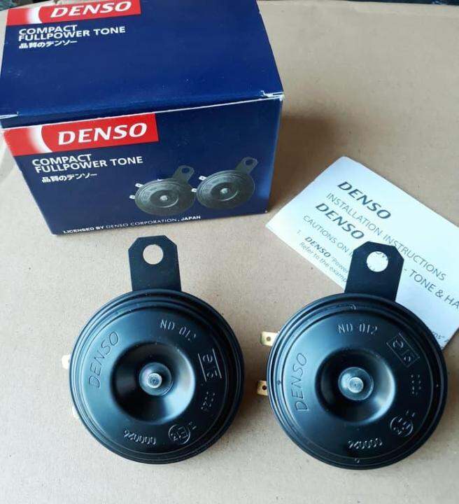 Klakson Pipih Denso 12 Volt Bisa Buat Semua Jenis Motor Ninja 250 Mt25 Cbr 150 Yamaha Honda ...