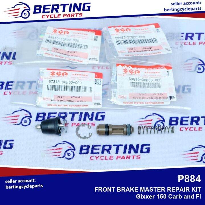 SGP FRONT BRAKE MASTER REPAIR KIT Suzuki Gixxer 150 Carb and FI Genuine ...