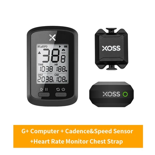 XOSS GPS Bike Computer G+ Wireless Cycling Speedometer Road Bike MTB ...