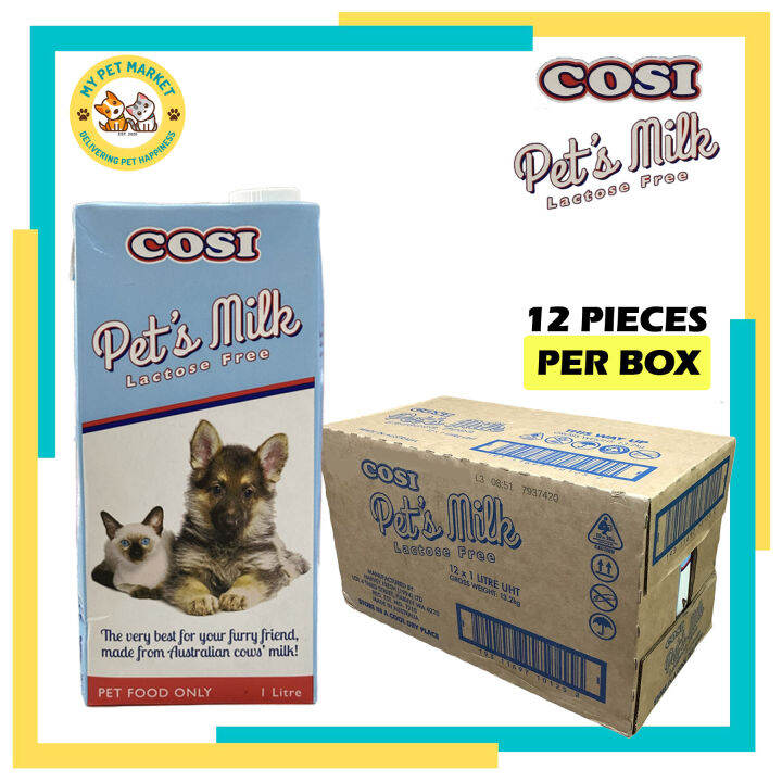 Cosi Milk 12 x 1L (Sold Per Box) Lactose Free for Dogs and Cats | Lazada PH