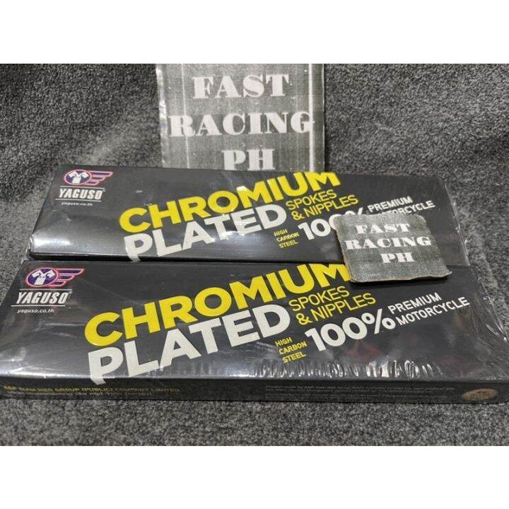 In stock- YAGUSO SPOKE CHROME 9g x 157 162 185 150 155 thailand ...