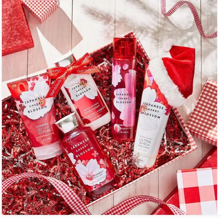 BBW Japan Cherry Blossom Series Body Lotion Shower Gel Cream Fragrance ...