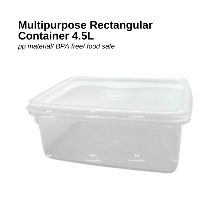 4.5L Multipurpose Container Food Container Bekas Makanan Bekas Kuih ...