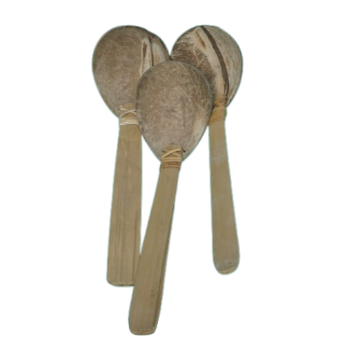 CRAFTY extra large native sandok (3 pcs) made of coconut shell kawayan ...