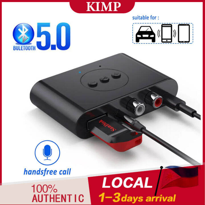Bluetooth 5.0 Audio Receiver U Disk RCA 3.5mm AUX Jack Stereo Music ...