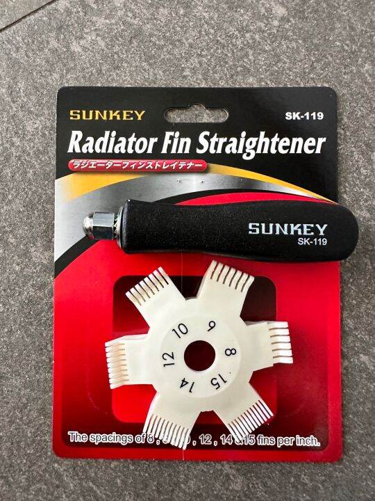 SUNKEY หวีคอยล์แอร์ หวีแต่งรังผึ้ง พร้อมด้าม รุ่น SK-119 ไต้หวันแท้ 100 ...