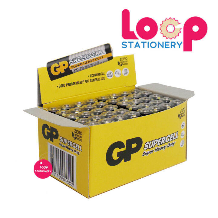 GP Supercell Heavy Duty AA/AAA Battery 4's In Pack | Lazada