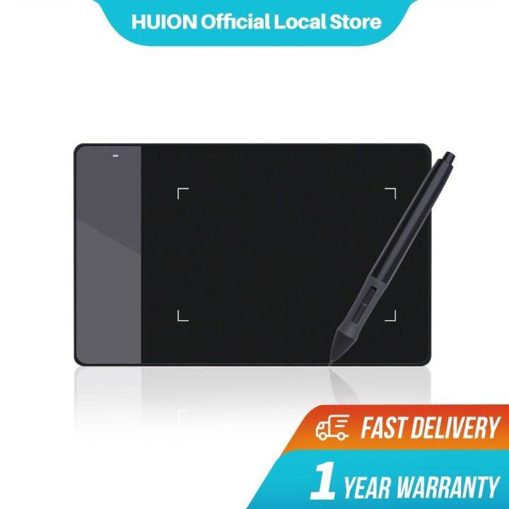 ♗HUION 4 X 2.23 Inch Drawing Tablet with OSU Tablet Graphics Drawing ...