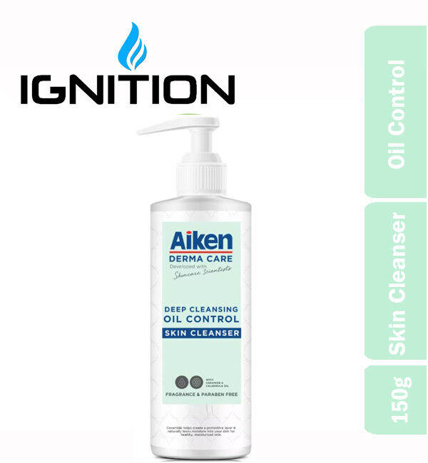 Aiken Derma Care Deep Cleansing Oil Control Cleanser 150g | Lazada