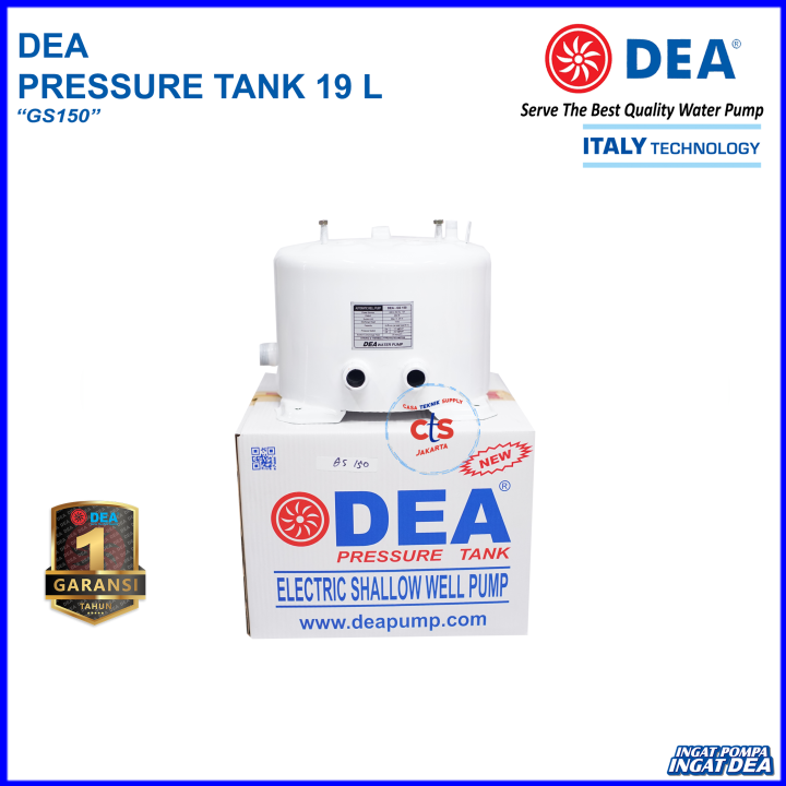 Tangki / Tabung Angin GS 150 (Pressure Tank) 19L -Sparepart Pompa Air DEA | Lazada Indonesia
