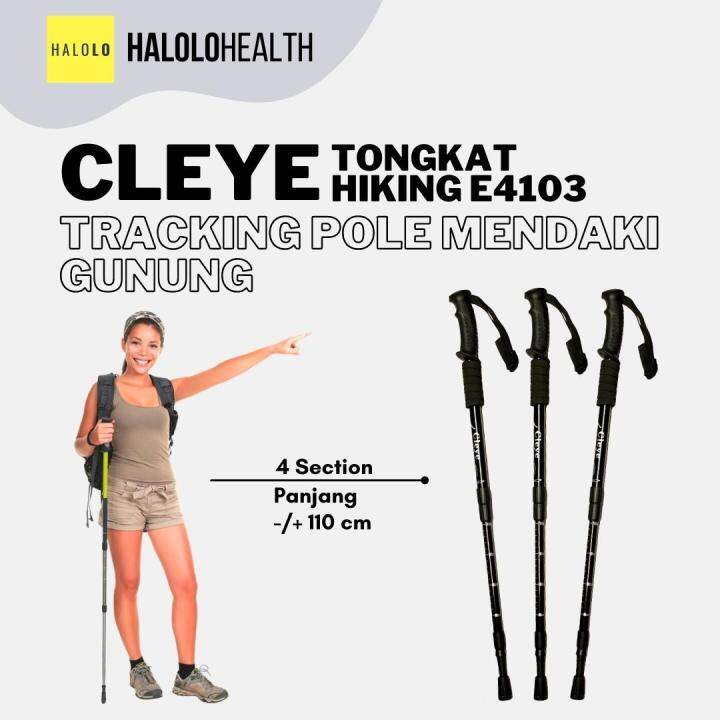 Tongkat Hiking Trekking Pole Cleye E4103 Tongkat Gunung Tracking Pole ...
