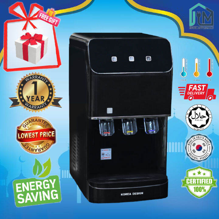 ALKALINE WATER DISPENSER HOT COLD NORMAL HALAL WATER FILTER KOREA SJT ...