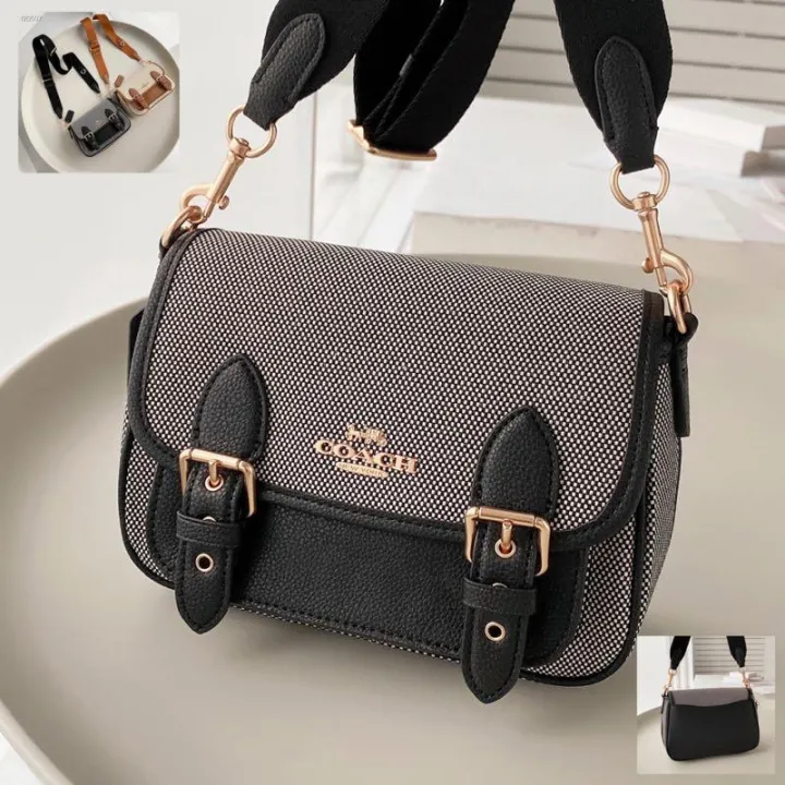 Authentic Coach CA622 Lucy Crossbody - Gold/Black Multi | Lazada PH