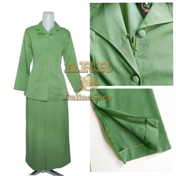 ARR Seragam Persit Sritex Double Sleting Muslim Tangan Panjang | Lazada ...