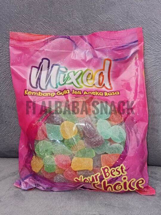 PERMEN JELLY MIXED KEMBANG GULA ANEKA RASA MANIS KENYAL | Lazada Indonesia
