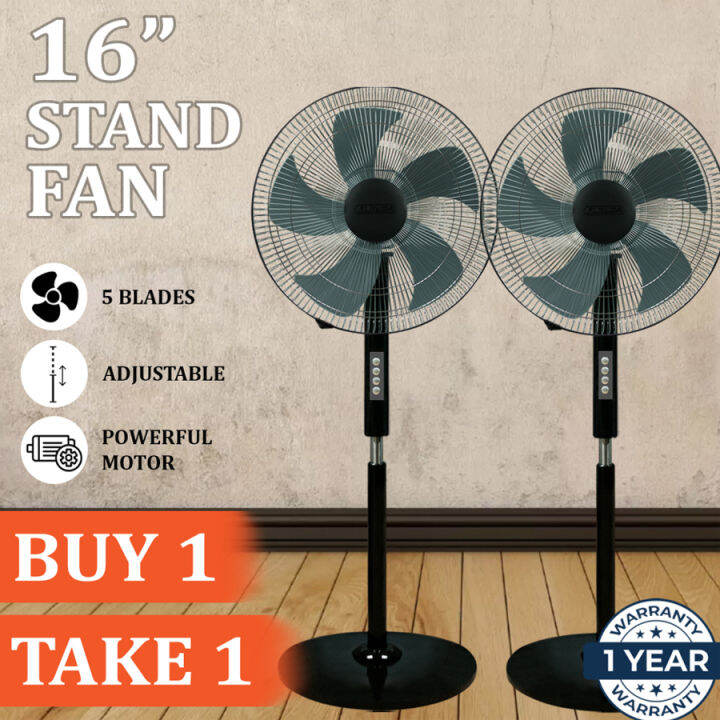 [Upgraded Version] 16 inch vertical fan 5 blade fan vertical ...