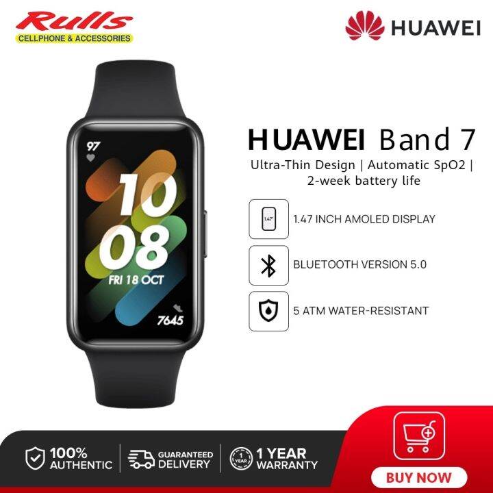 HUAWEI Band 7 1.47 inch AMOLED Display 5 ATM water-resistant BT5.0 2 ...