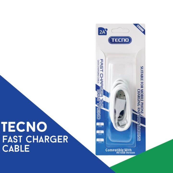CU12 Original TECNO Micro Fast Charger Cable For Infinix Itel | Lazada PH