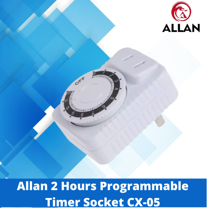 Allan 12 Hours Programmable Timer Socket CX-05 12 Hours Programmable ...