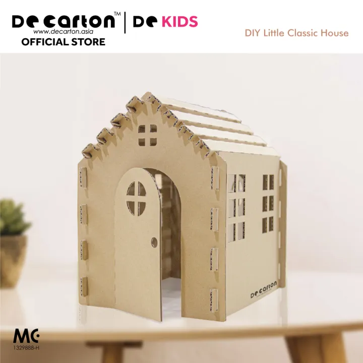 De Carton DIY Cardboard Little Cardboard Classic House (Miniature) | Lazada