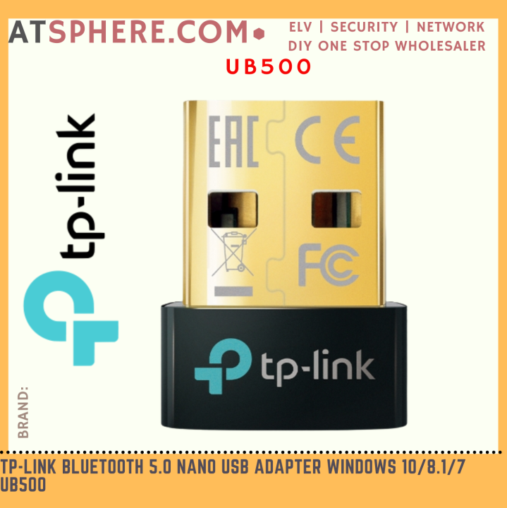 TP-LINK Tplink UB500 Bluetooth Nano USB Adapter Adaptor Supports ...